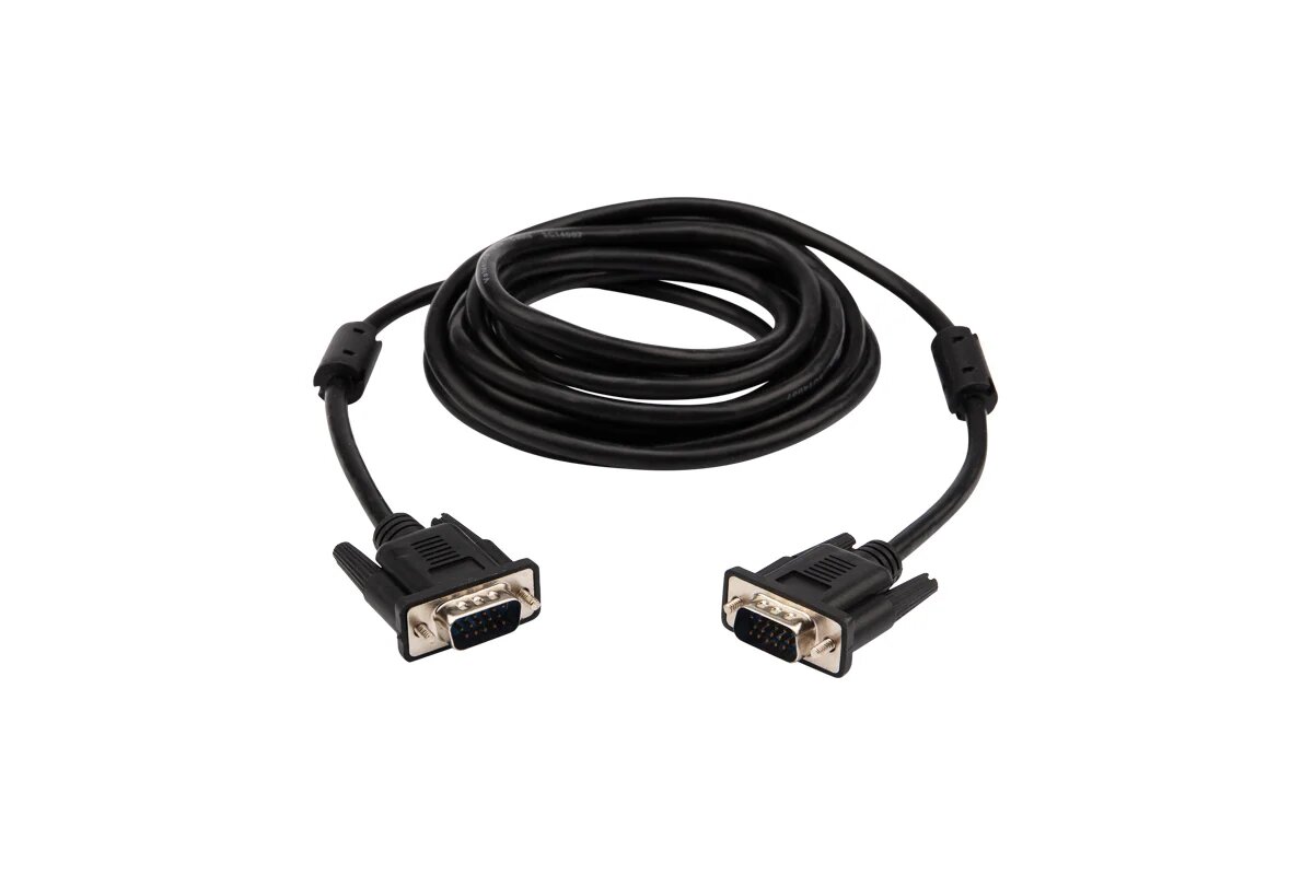 PROCONNECT VGA кабель с фильтрами 1,8 м черный для стабильного сигнала и защиты от помех
