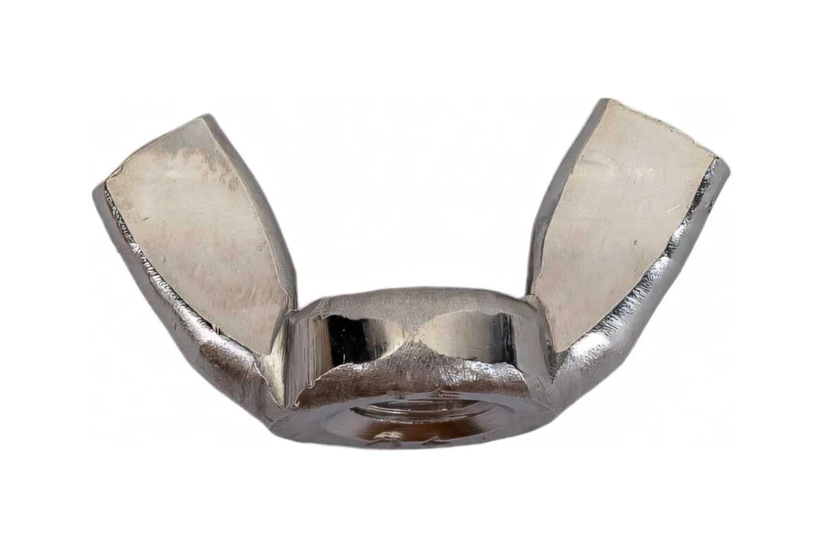 KREPFIELD гайка барашек нержавеющая M6 DIN 315 A2 20 шт комплект поставки для крепежа