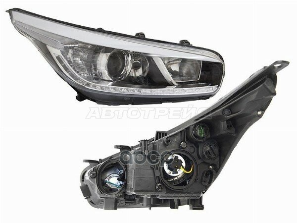 Фара Kia Ceed 12-18 (Справа/ ДХО/ С электрокорректором) Sat арт. ST-223-1149RMLDEM2