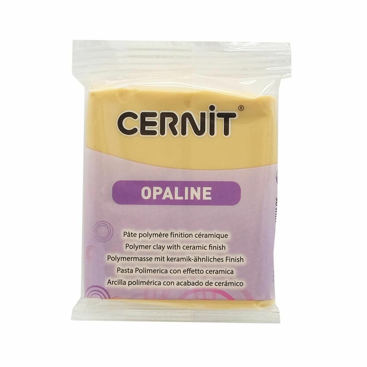 Пластика Cernit "Opaline", полимерная, запекаемая, цвет 815, Песочный бежевый, 56 г, CE0880056