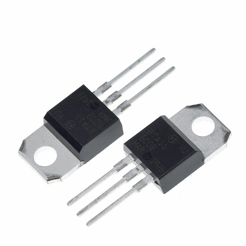 Симистор ВТА16-600В (16-600V) TO-220AB, 5шт