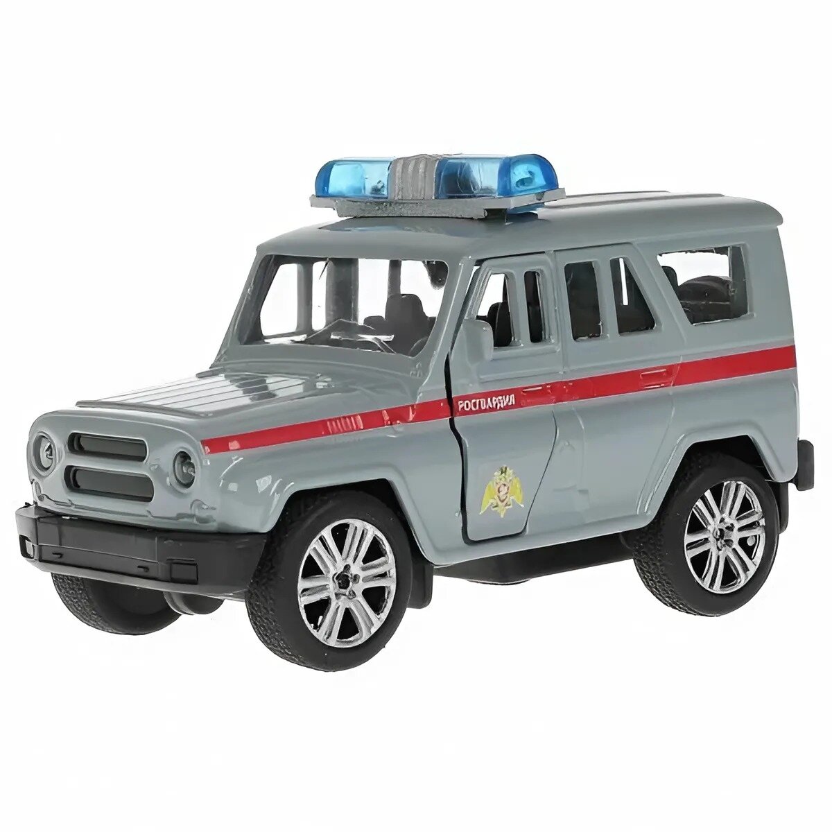 Модель металлическая "Технопарк", UAZ HUNTER росгвардия, 11,5 см