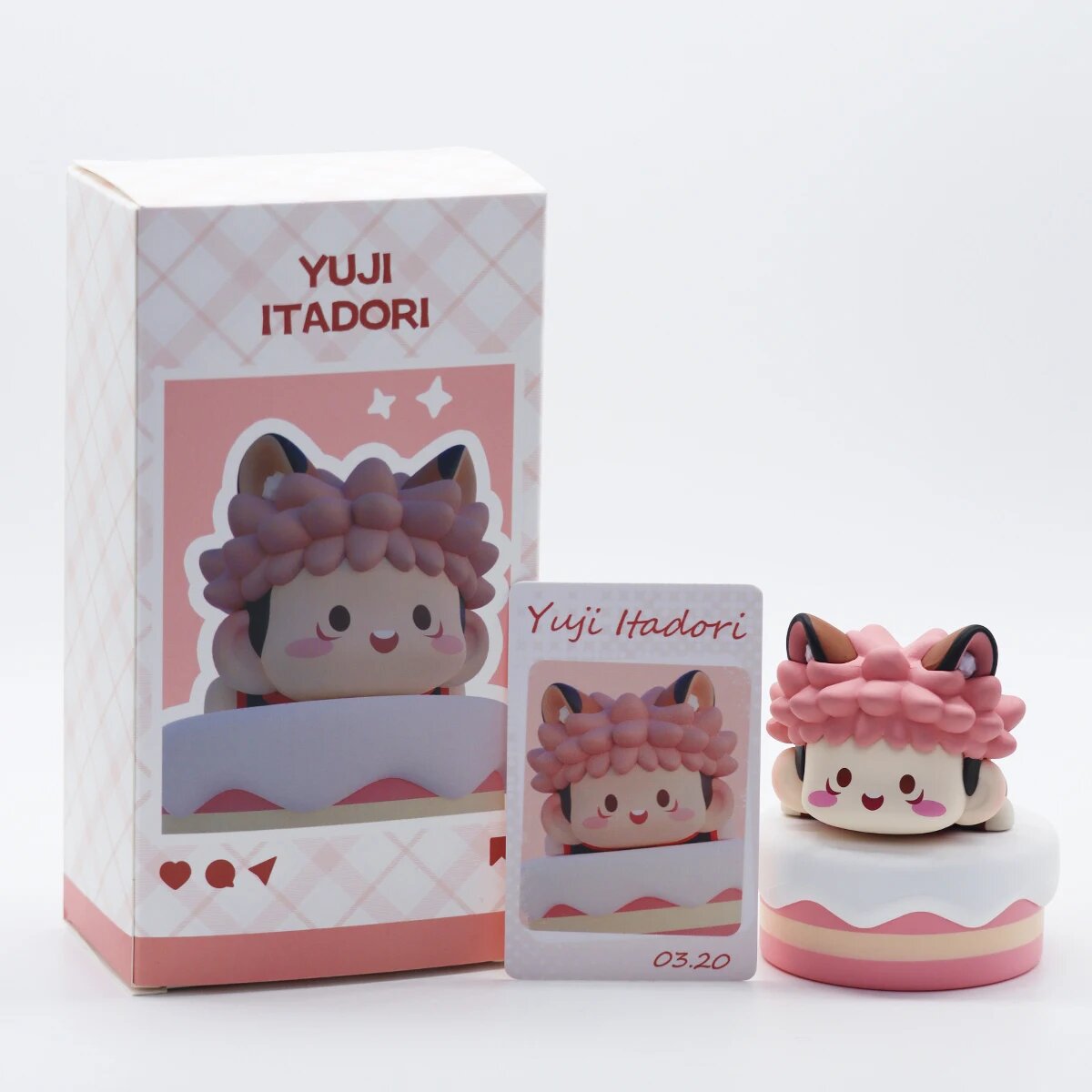 Фигурка Jujutsu Kaisen Yuji Itadori Q Edition, розовый