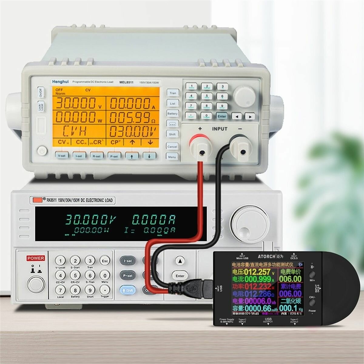 ATORCH UD24 USB-тестер Type-C 24 дюйма вольтметр амперметр детектор внешнего аккумулятора