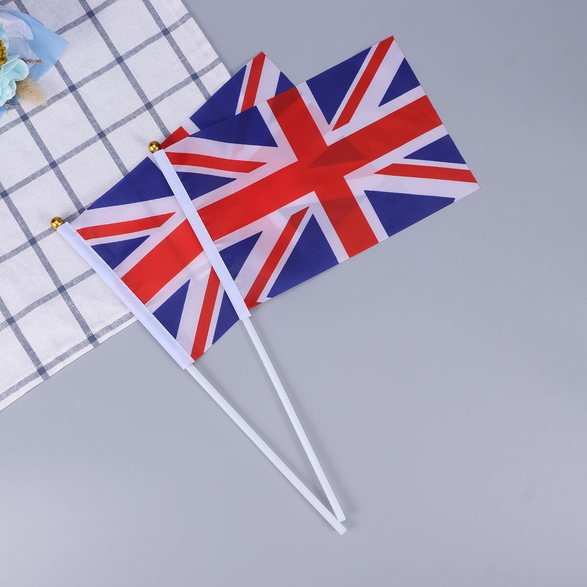 Стильный набор из 50 флагов Великобритании для создания атмосферы 21 14 см