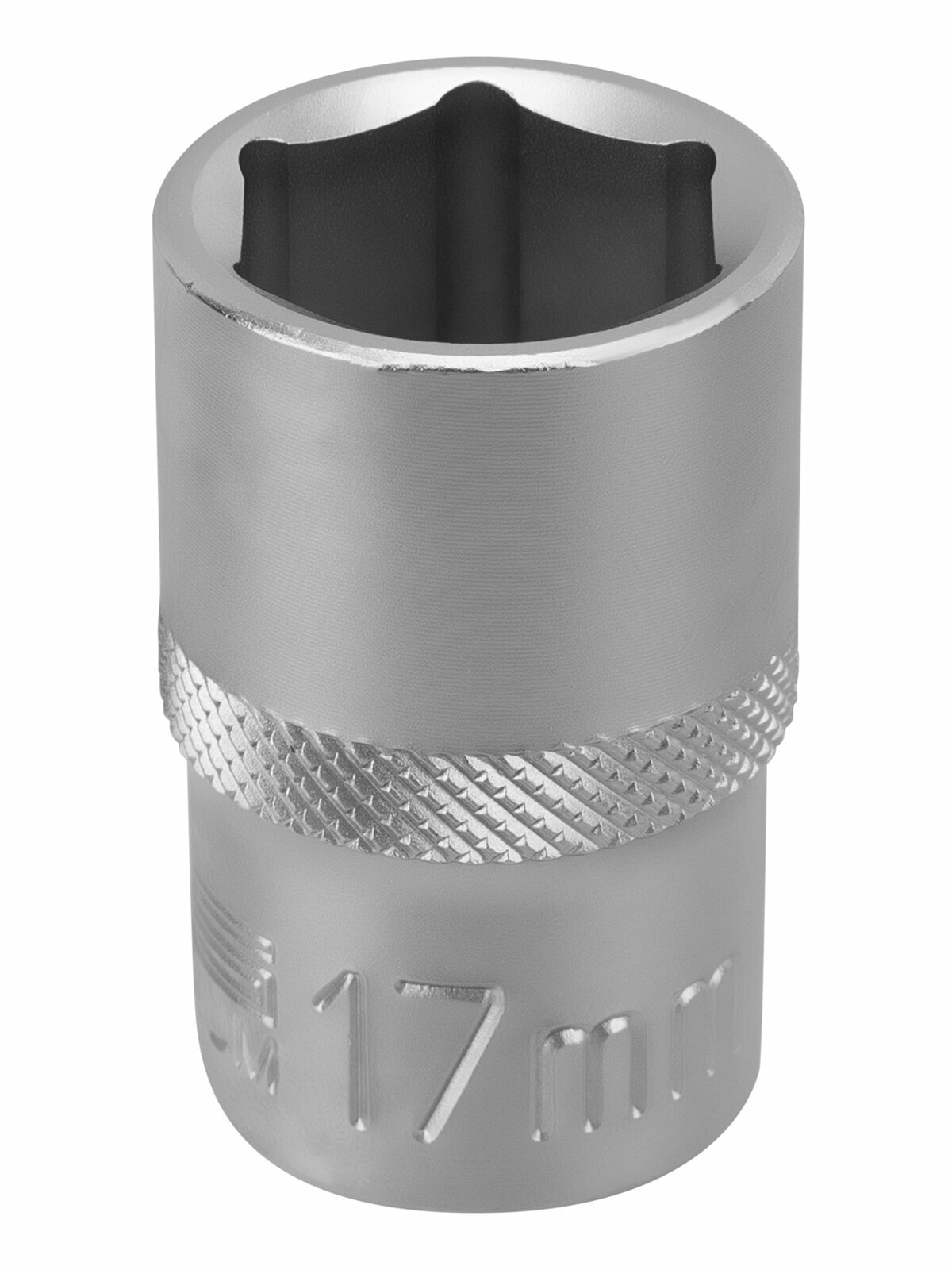 Головка торцевая Stels 17 мм, 6-гранная, CrV, под квадрат 1/2" 13828