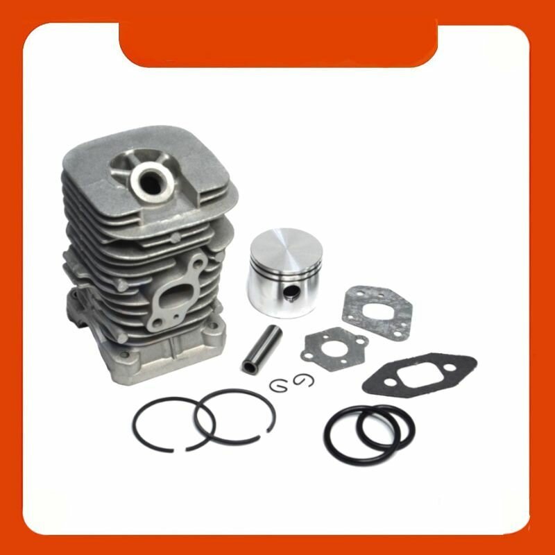 Поршневая группа подходит для бензопил Partner 350, 351, 352, 371, 390, 391, 420 + комплект прокладок
