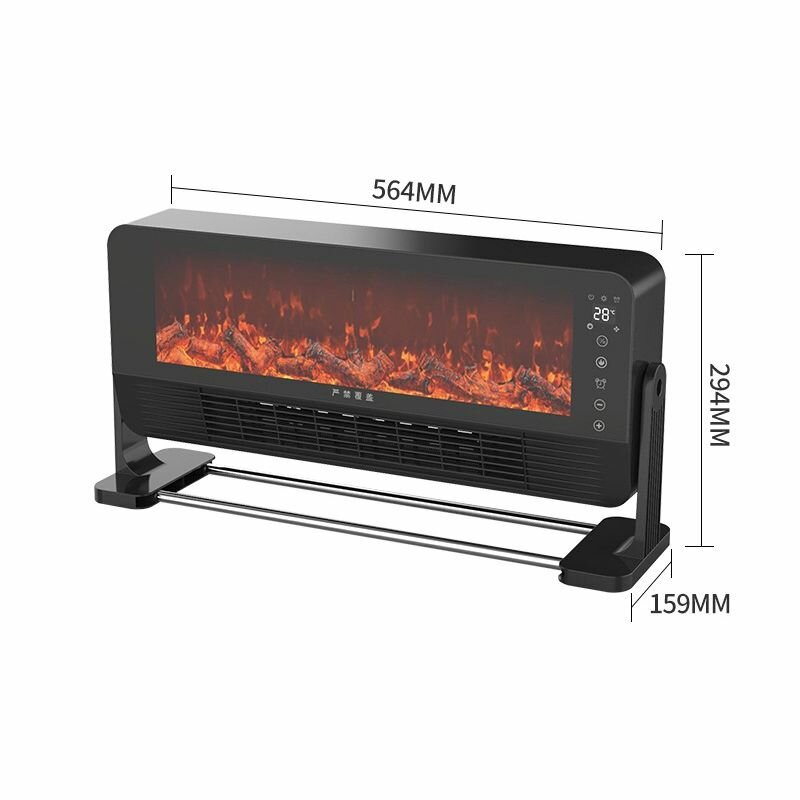 Керамический обогреватель для домаГибкий настенный пламенный нагреватель / Домашний очаг Камин 2000Вт