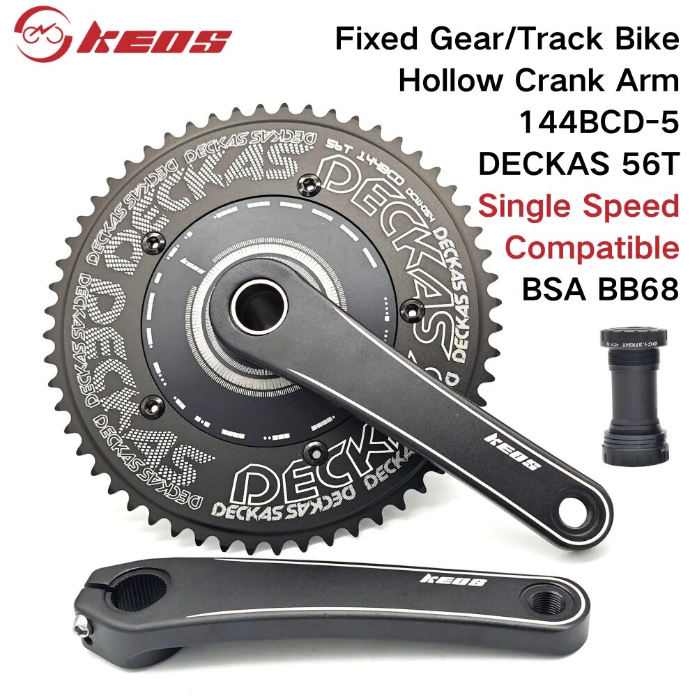 KEOS Шатуны Fixed Gear/Track Bike 144BCD-5, 56T