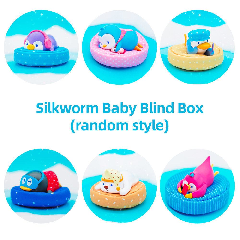 QQ Livelike Lying Babies Blind Box QQ Family Blind Box Figures Random Styles Design Collectible Mystery Case PVC 10-15mm QQ DOV PUPU OSCAR BABYQ ANKO 1 шт