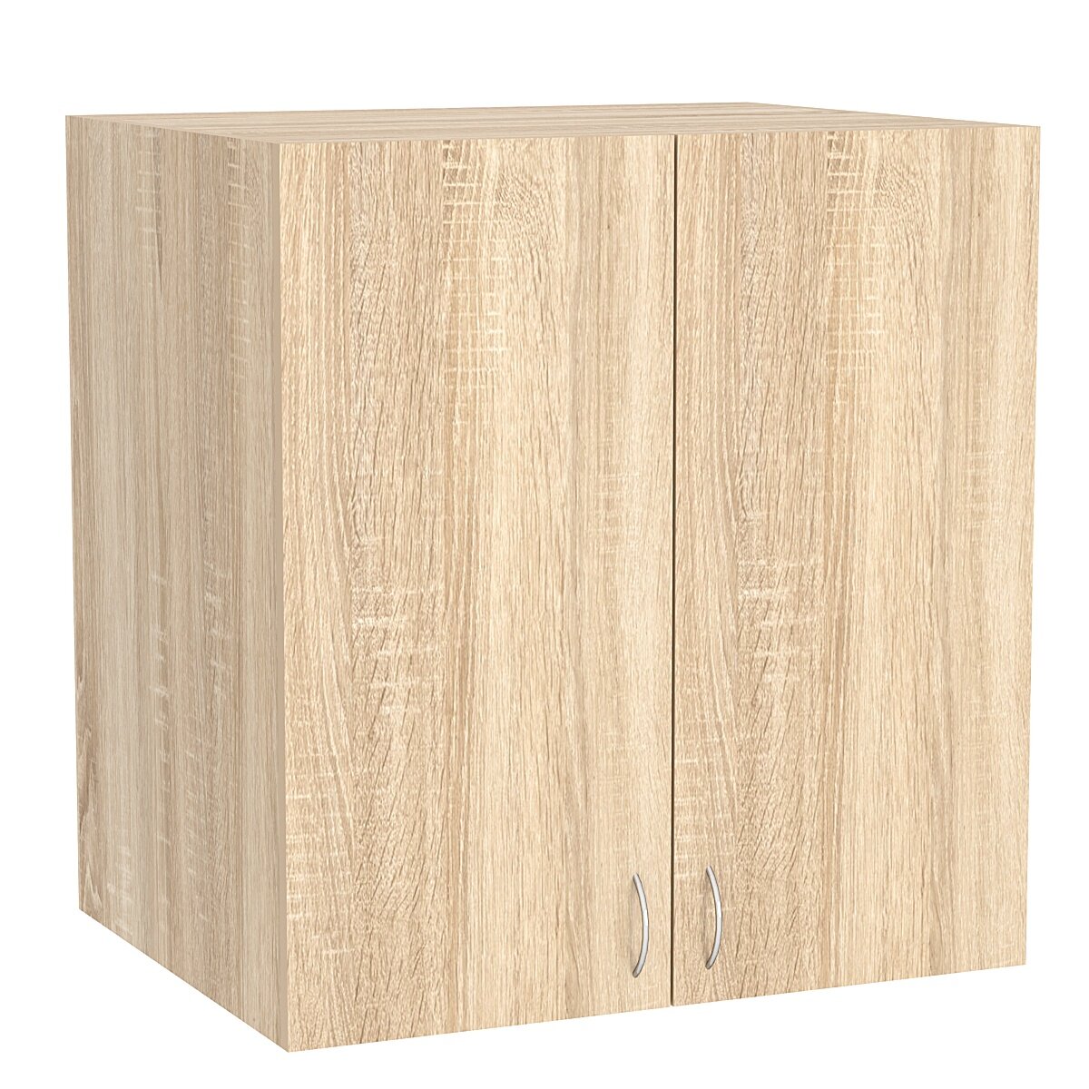 Антресоль офисная глубокая А-02 с дверками, Дуб Сонома. Производство товара - компания ТОБ.