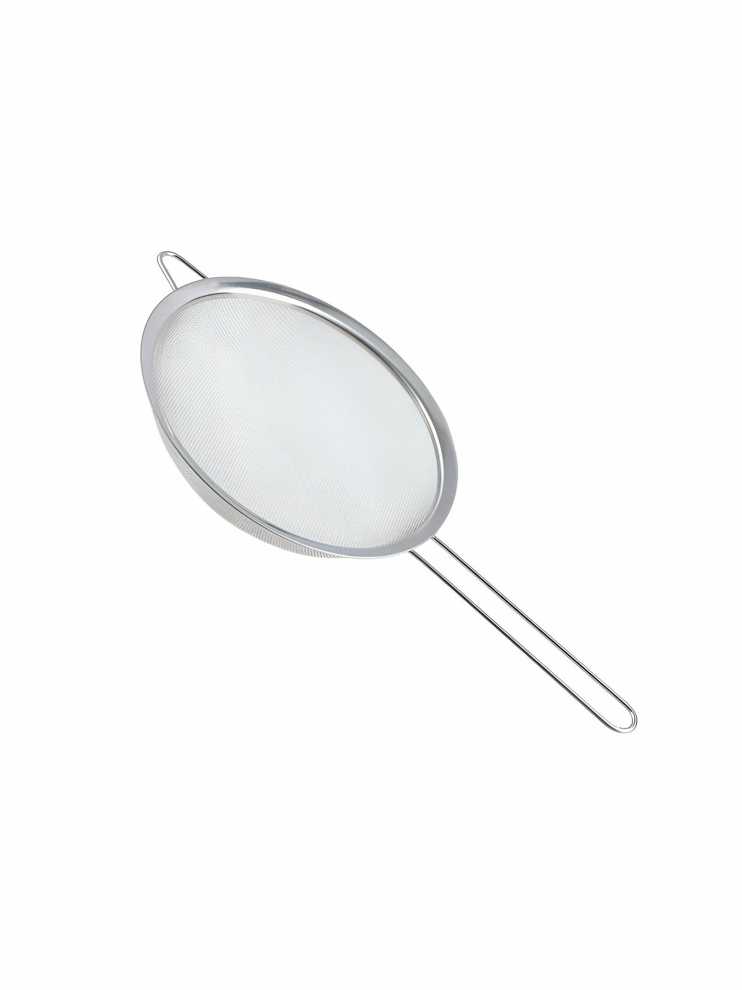 Сито с ободом и ручкой, 22 см, сито для процеживания, сито из нержавеющей стали