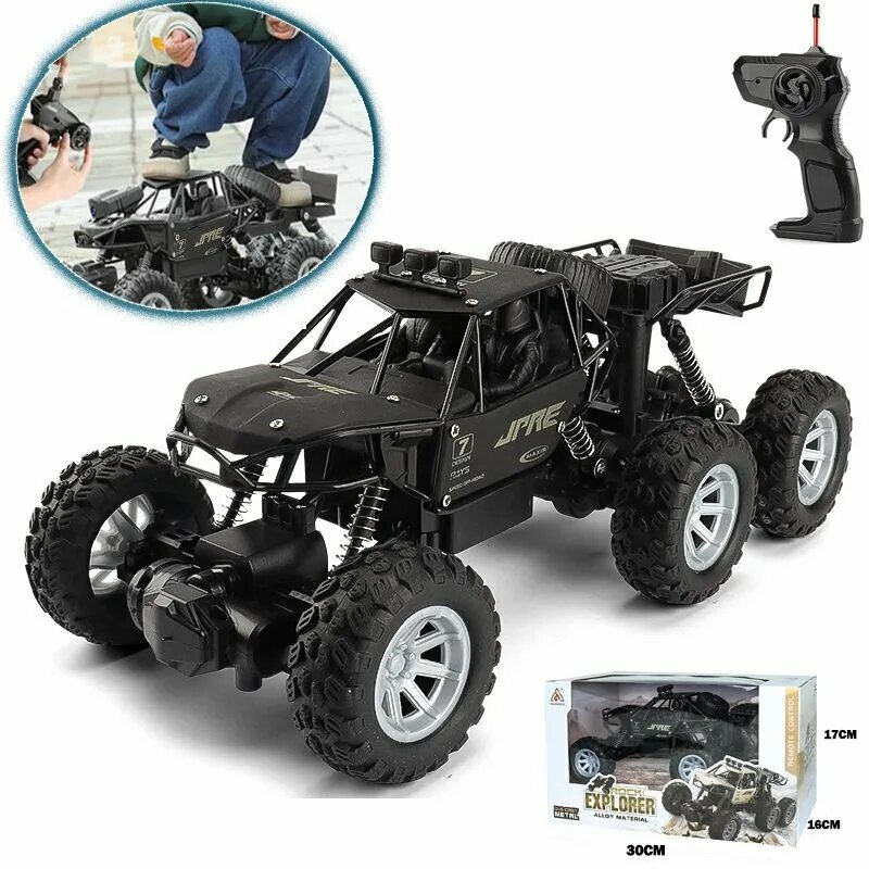 1:18 высокоскоростной внедорожный грузовик с дистанционным управлением 4wd, радиоуправляемая электронная рок-гусеничная машина