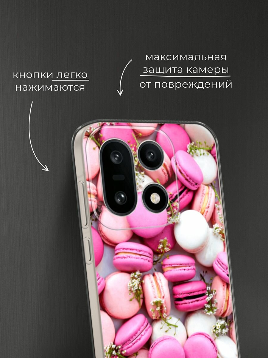 Чехол на OnePlus 15 / Ван Плас 15 с принтом Сладкие макаруны — фото 1