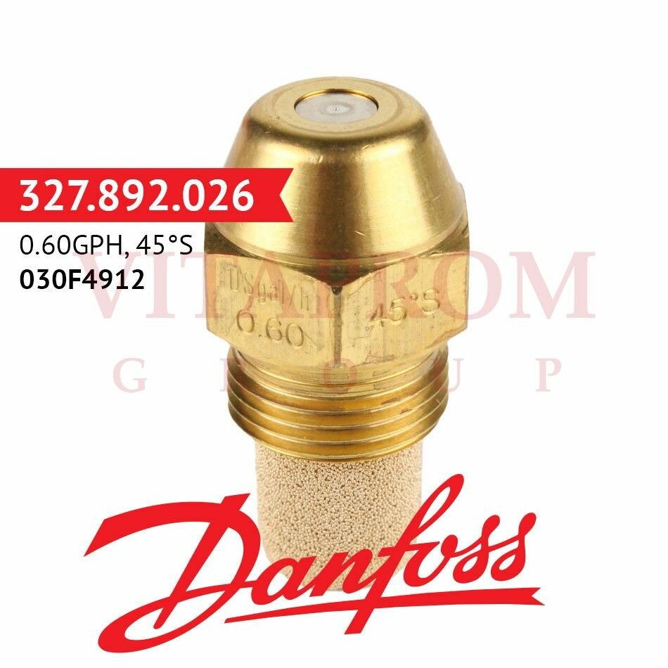 Форсунка Danfoss 0.60GPH, 45S, 030F4912 — фото 1