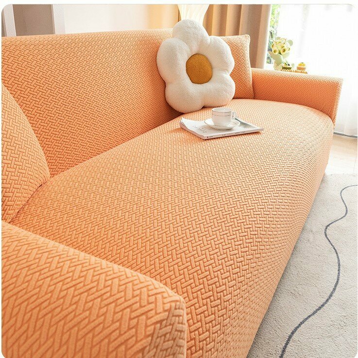 Чехол для дивана с защитой от царапин от кошек, универсальный чехол для гостиной, чехол для обновления старого дивана, цельный чехол для трехместного дивана.
