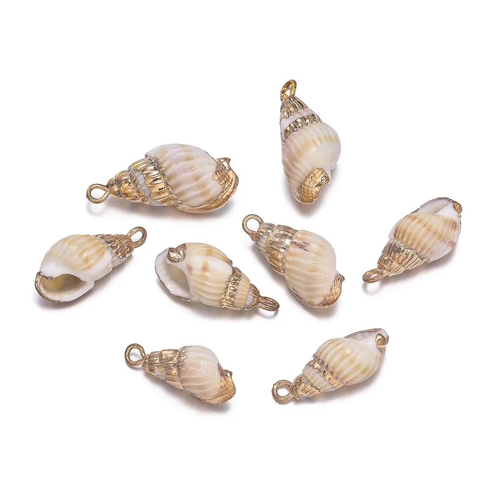 1 шт. декоративная подвеска из ракушек и конхов, грубые ювелирные изделия, 7 25мм, 12