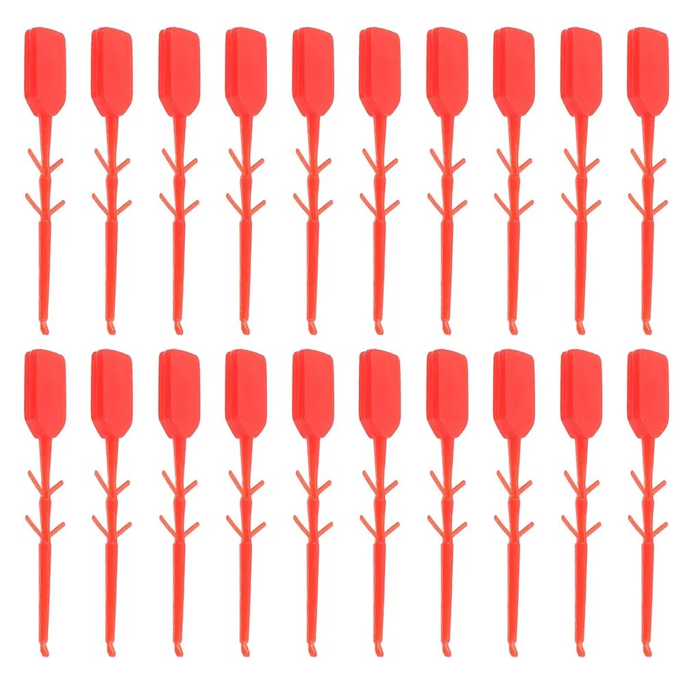 Пластиковые красные пломбы-фиксаторы для огнетушителей, в наборе 1000 шт, для противопожарной безопасности