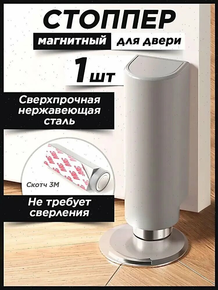 Магнитный стоппер ограничитель для двери