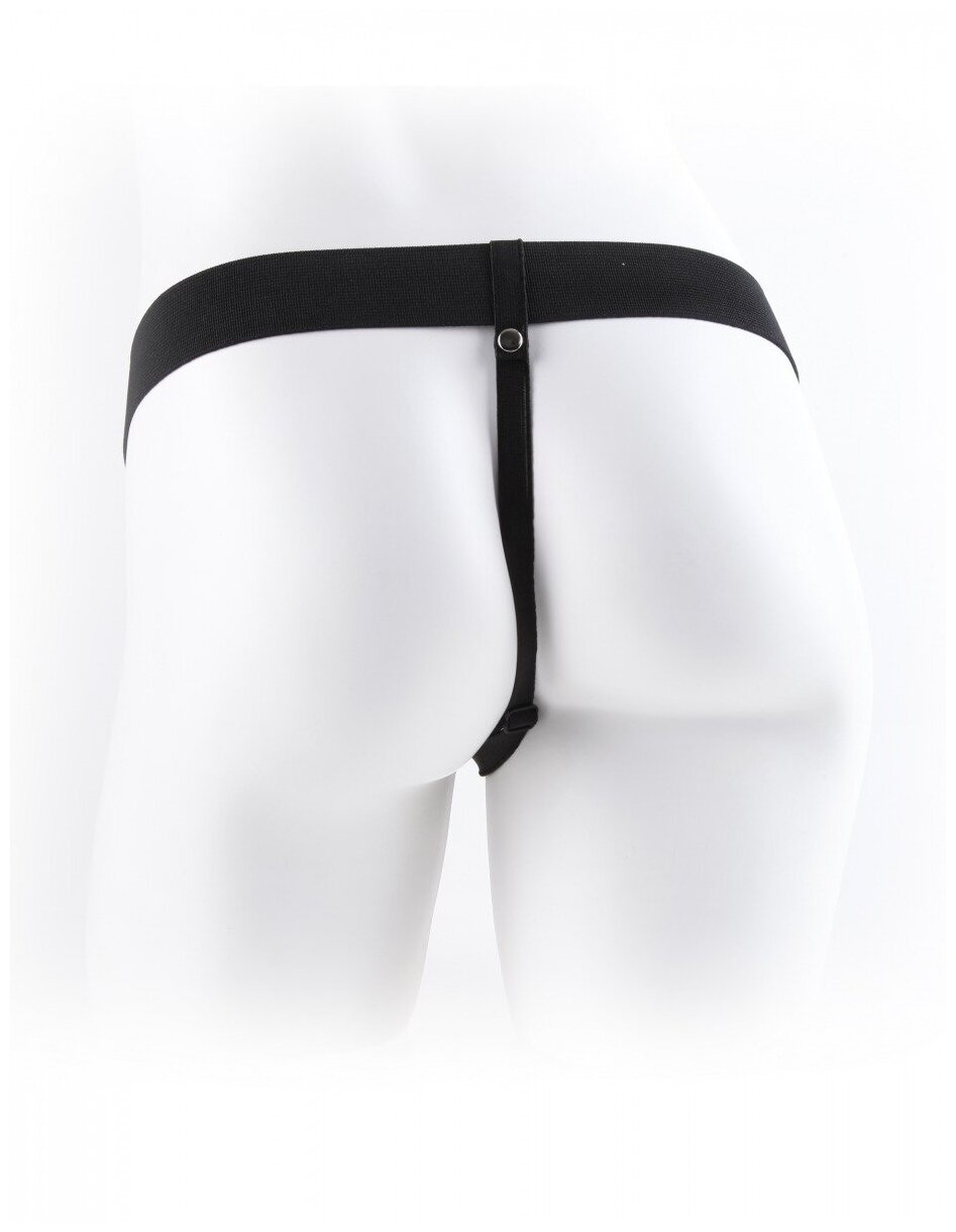 Фаллопротез с вибрацией 9' Vibrating Hollow Strap-On with Balls