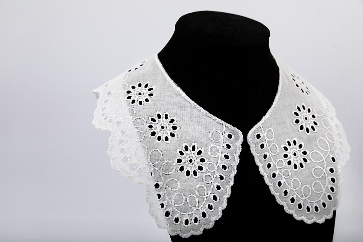 Gamma VYEM-125-01-NB09 воротник в пакете 125 мм белый Турция швейная фурнитура для одежды