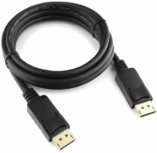 Кабель интерфейсный DisplayPort Cablexpert CC-DP3-2M 2м, 20M/20M, черный, экран, пакет