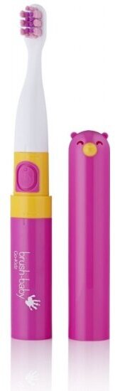 Зубная щётка электрическая Brush Baby Go-Kidz Pink, от 3 лет, розовая