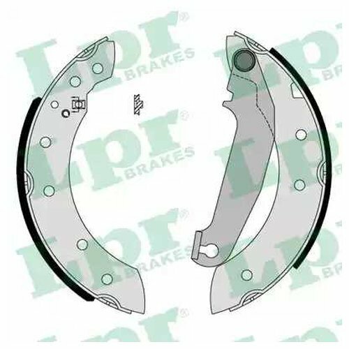 Комплект тормозных колодок Lpr 05750 для Volvo 440, 460, 480