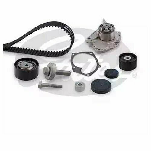 Ремень грм зубчатый с водяным насосом и роликами, комплект Gates KP55550XS для Renault Duster, Kaptur, Megane III