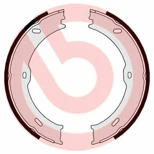 Комплект колодкок стояночного тормоза Brembo S50523 для Mercedes SPRINTER 906,907,907, 910,910, SPRINTER 3T 907; VW CRAFTER 3035 2E,