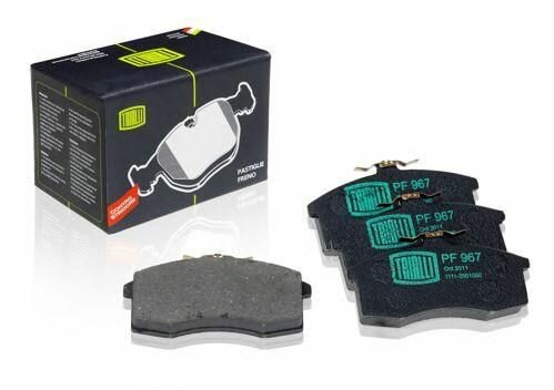 Trialli колодки торм. для а/м лада 1111 диск. перед. (pf 967) pf967