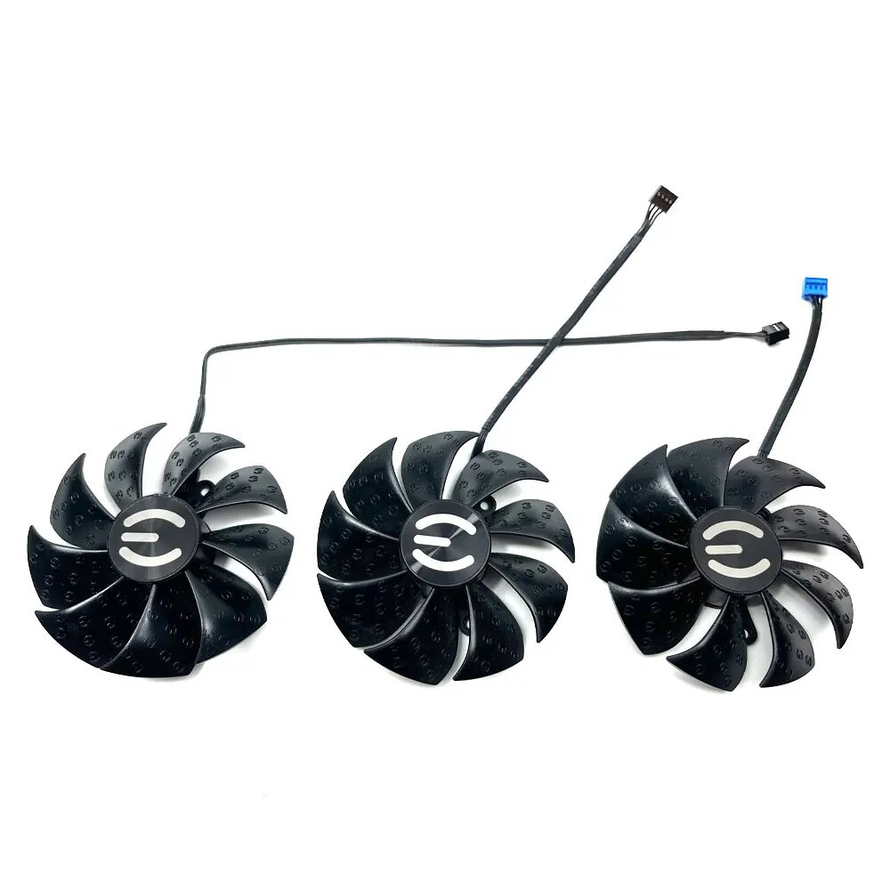 LS 88мм вентилятор для видеокарты EVGA RTX 3070, 3070Ti, 3080, 3080Ti, 3090 Fan-ABC