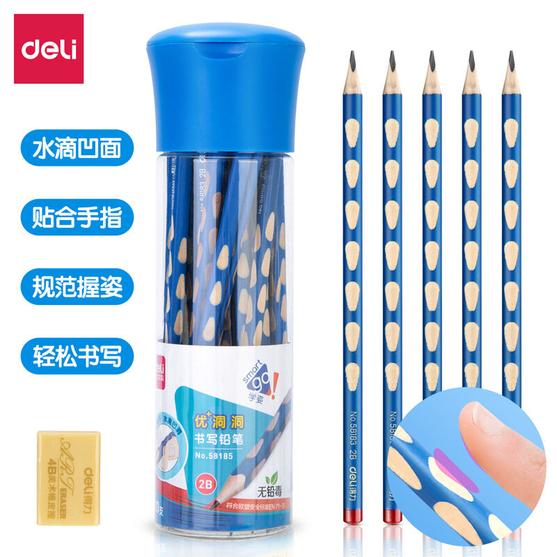 Карандаш с отверстием для деликатеса, 58185, HB/2B, 30 шт