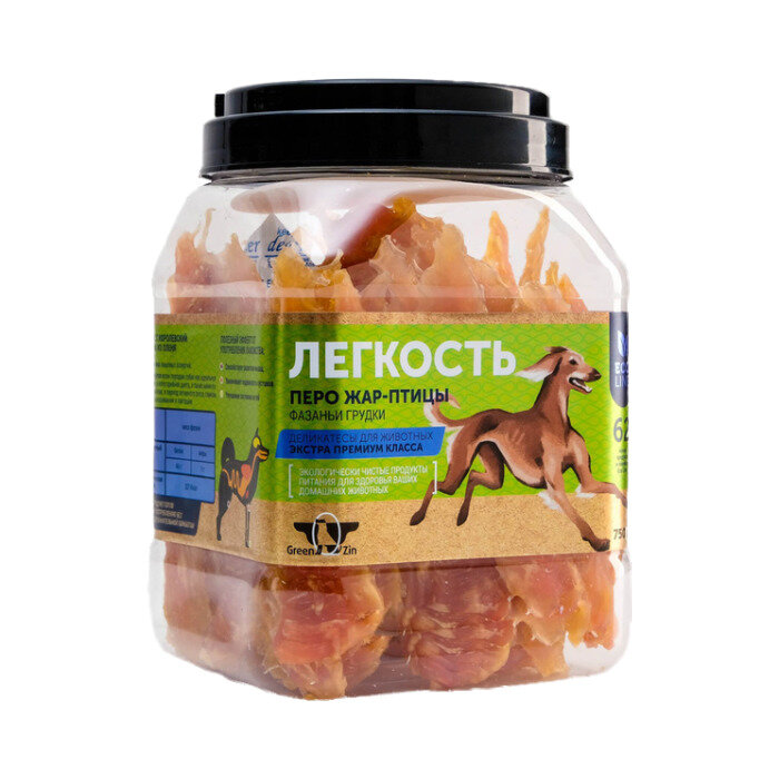 Лакомство для собак Легкость, Перо Жар Птицы, Курица, 750 грамм, 1 банка