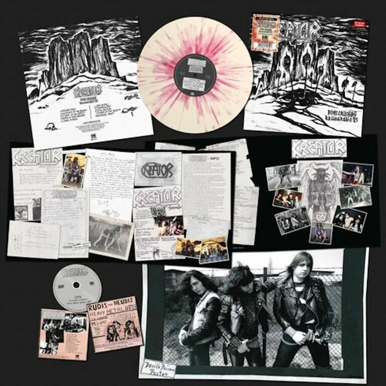 Виниловая пластинка KREATOR - Bonecrushing Rehearsals '85 LP splatter + DVD