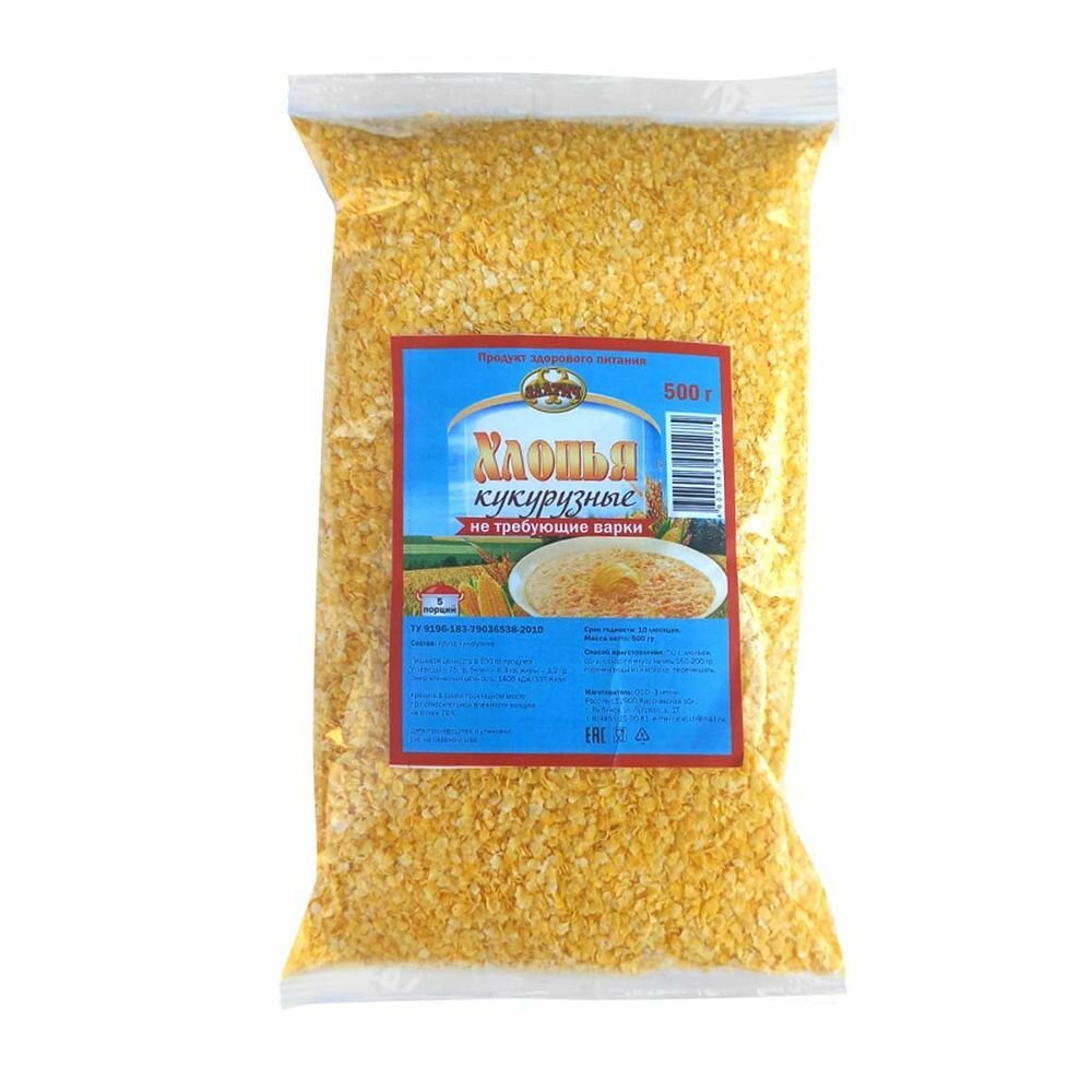 Златич Хлопья кукурузные, 500г