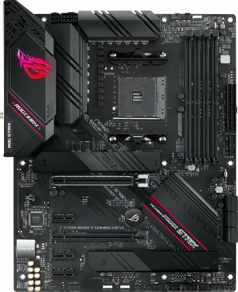 Материнская плата Asus ROG STRIX B550-F GAMING WIFI II Soc-AM4 AMD B550 4xDDR4 ATX AC`97 8ch(7.1) 2.5Gg RAID+HDMI+DP