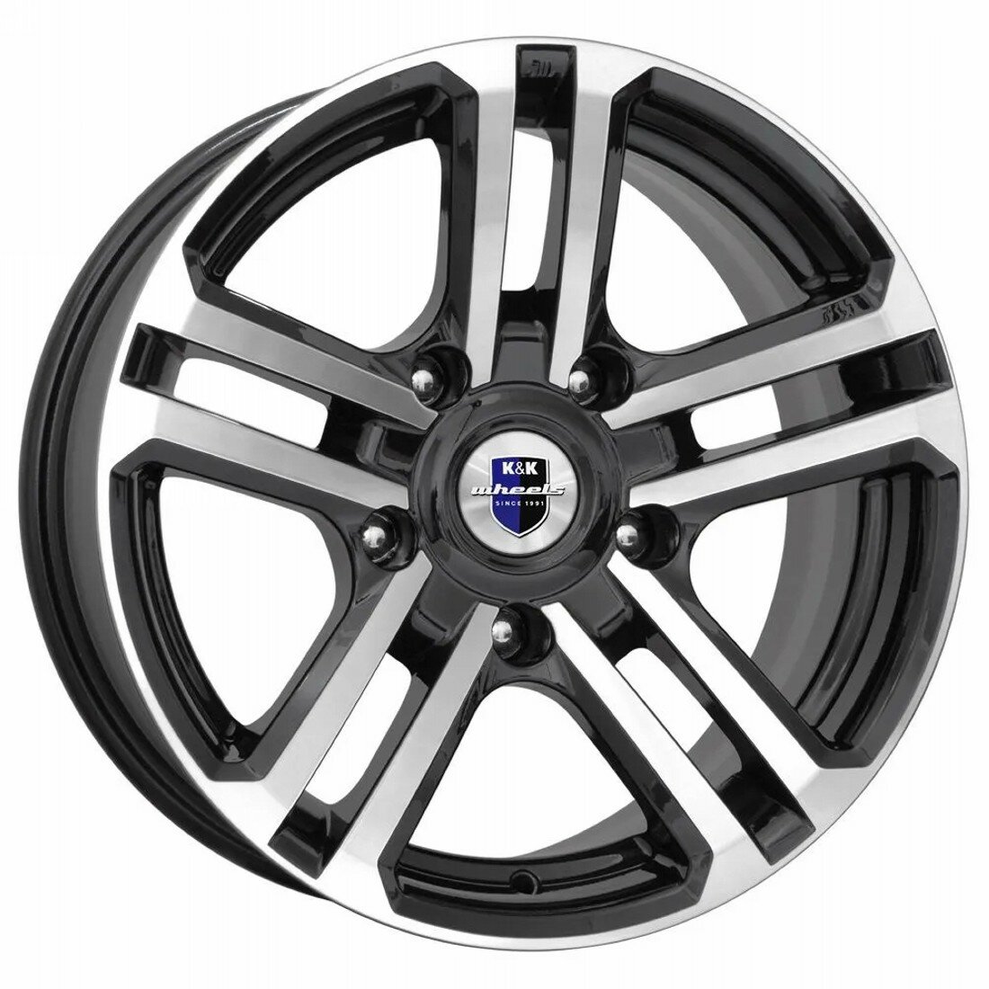 Колесный диск КиК Палладика (КС591) 7x16 5x139,7 ET5 110,1 Алмаз черный