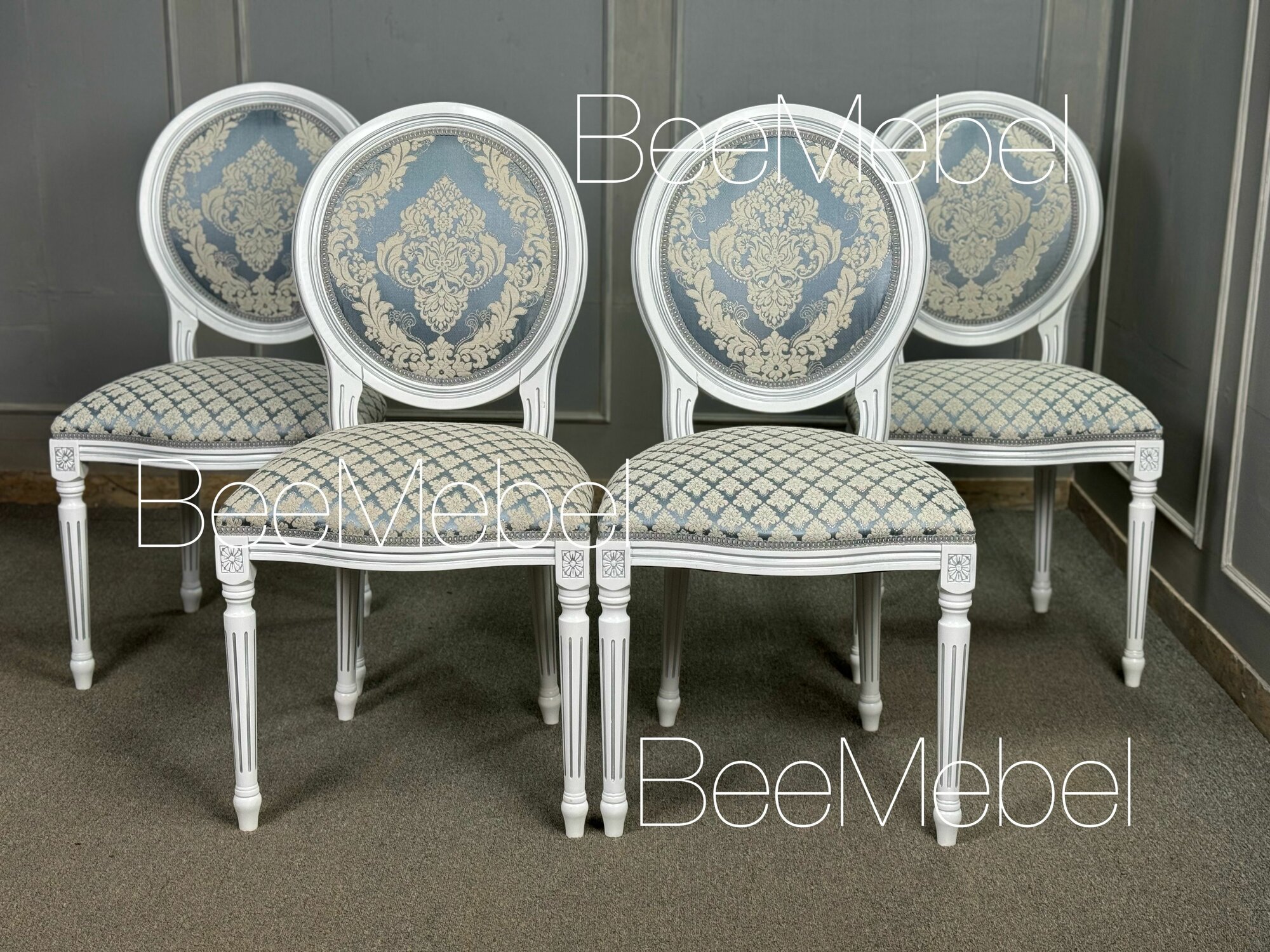 Стул"Медальон" из массива бука 4шт