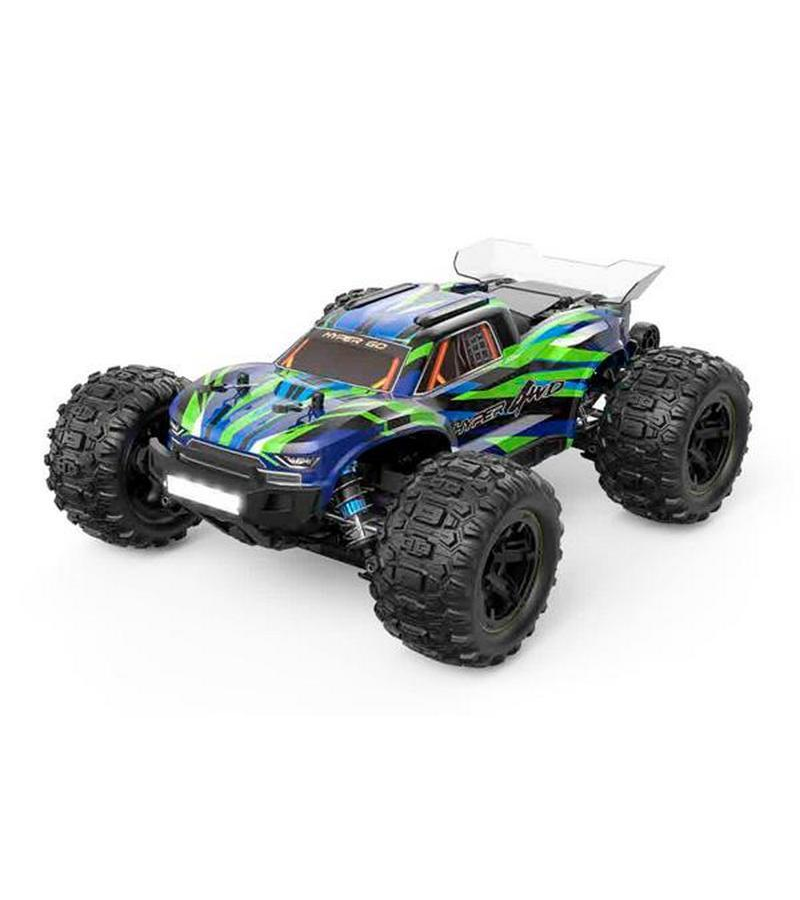 Радиоуправляемый монстр MJX Hyper Go 16108 (зеленый) 4WD 2.4G LED 1/16 RTR