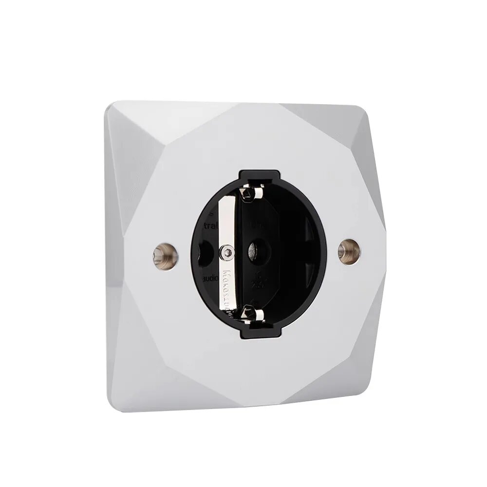 Розетка Monosaudio из чистой меди EU Schuko, разъем с родиевым покрытием, розетка европейского стандарта, настенные розетки переменного тока, 250 В, 16 А, розетки с питанием