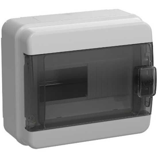 Корпус пластиковый Iek TEKFOR КМПн-8 IP65 черн. прозр. дверь, TF5-KP72-N-08-65-K03-K02