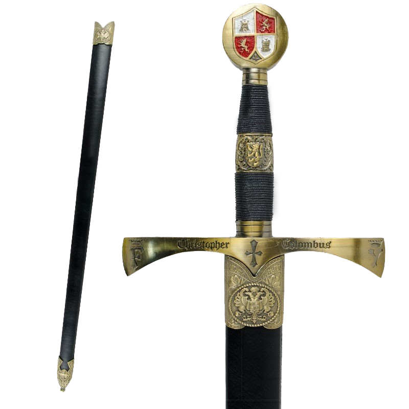 Сувенирная копия - Меч Art Gladius "Меч Колумба", металлический, разноцветный, для мужчин
