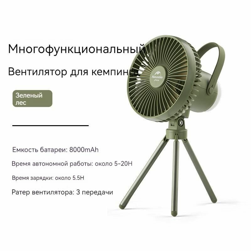 Многофункциональный вентилятор для наружного освещения Naturehike - Starwind NH22ZM001