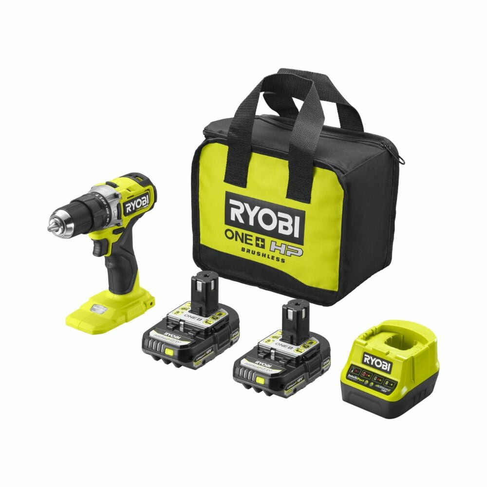 Ударная бесщеточная дрель-шуруповерт Ryobi ONE+ RPD18C-220S