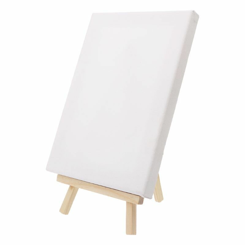 Мини-холст с мольбертом, мольберт 12*20 + рамка 15*20