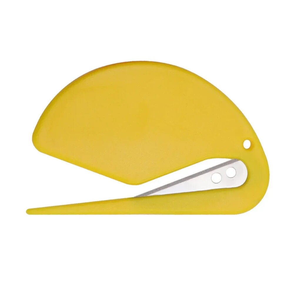 Мини-открывалка для писем пластиковая Yellow