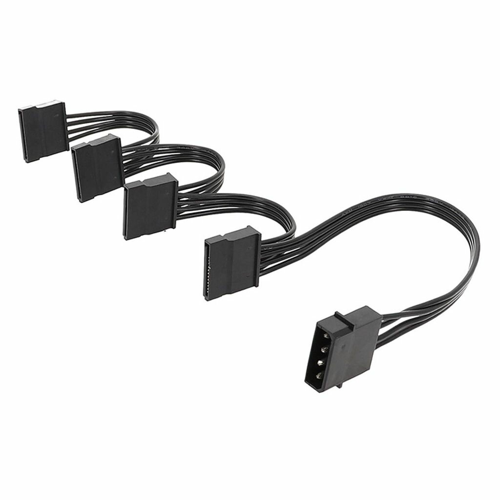 Большой 4-контактный кабель питания для подключения к SATA-Одно перетаскивание четырех
