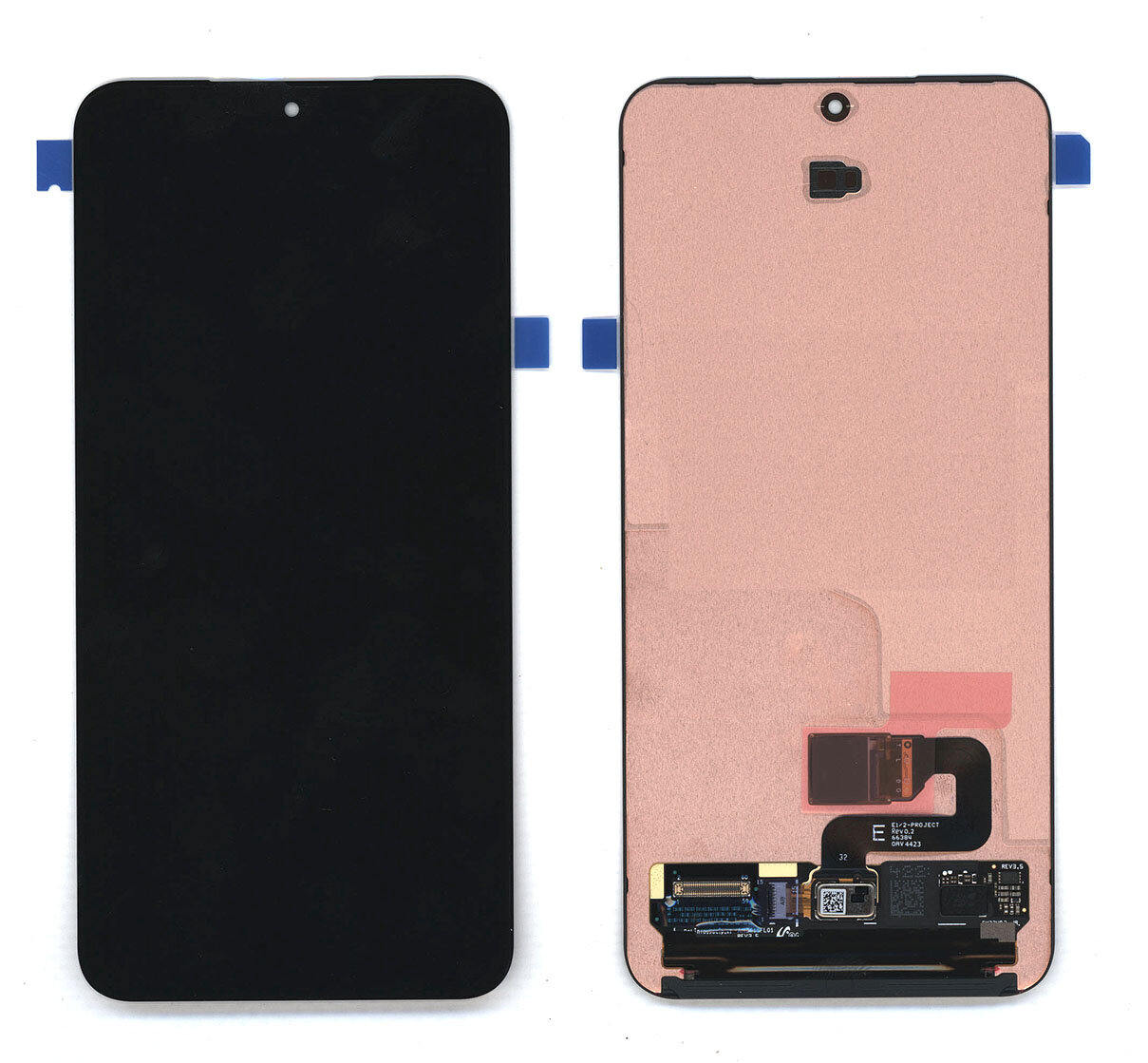 Дисплей (модуль) в сборе с тачскрином для Samsung Galaxy S24 черный orig lcd