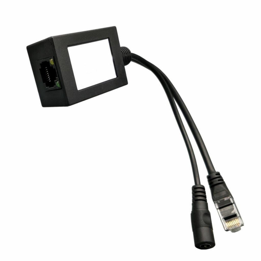IEEE802.3AF 12V Splitter POE Gigabit Converter для DC12-30V Вход мощности RJ45 передача передачи сигнала